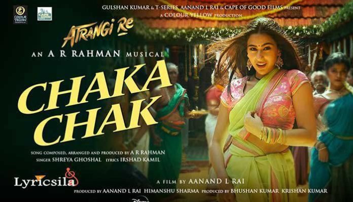 Chaka Chak Lyrics - Atrangi Re - Shreya Ghoshal - Lyricsila